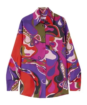 Emilio Pucci Printed Silk Shirt