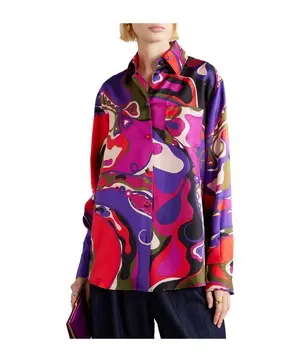 Emilio Pucci Printed Silk Shirt