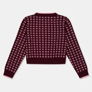 Fendi Structured Ff Cardigan