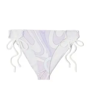 Emilio Pucci Printed Bikini Briefs - White