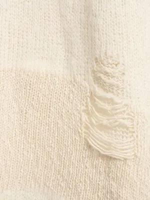 Our Legacy Crew Neck Pullover With Ripped Details