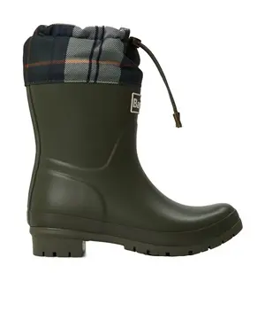 Barbour Mowbray Mid Mid-height Waterproof Wellies - Black