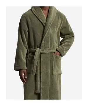 Polo Ralph Lauren Pony-embroidered Shawl-collar Robe