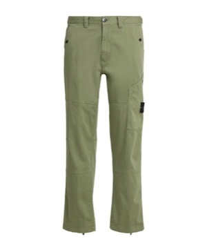 Stone Island Mid-rise Straight-leg Trousers - Green