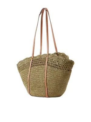 Ulla Johnson Curved Woven Handbag