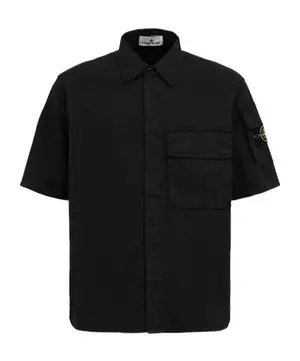 Stone Island Stretch Cotton Twill Shirt
