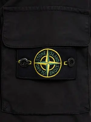 Stone Island Stretch Cotton Twill Shirt