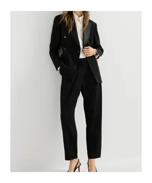 Brunello Cucinelli Viscose And Virgin-wool Tuxedo Trousers