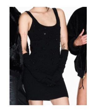 Armani Exchange Ribbed Dress