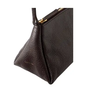 Calvin Klein Textured-leather Shoulder Bag