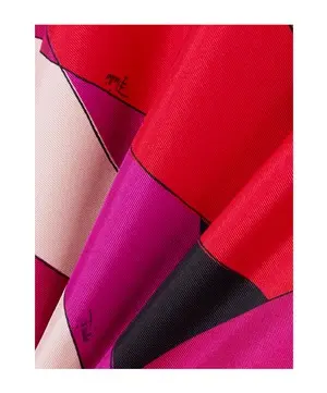 Emilio Pucci Printed Silk-twill Maxi Skirt - No