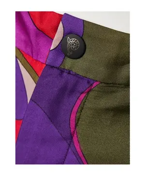 Emilio Pucci Printed Silk-twill Straight-leg Pants