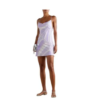 Emilio Pucci Cowl-neck Dress - Purple