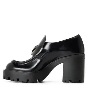 Prada Slip-on Loafer Heel Shoe