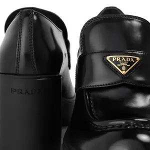 Prada Slip-on Loafer Heel Shoe