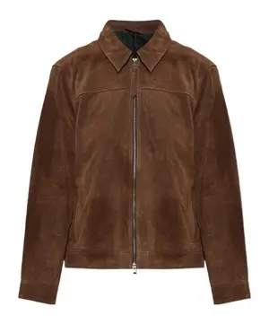 ALLSAINTS Suede Zip Jacket