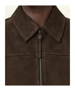 ALLSAINTS Suede Zip Jacket