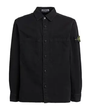 Stone Island Vintage Effect Cotton Shirt