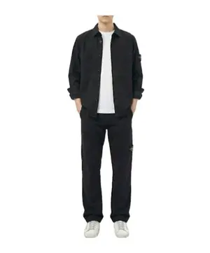 Stone Island Vintage Effect Cotton Shirt