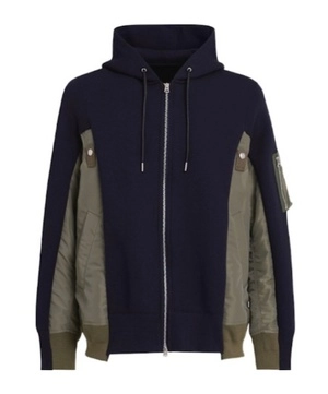 Sacai Hooded Knitwear