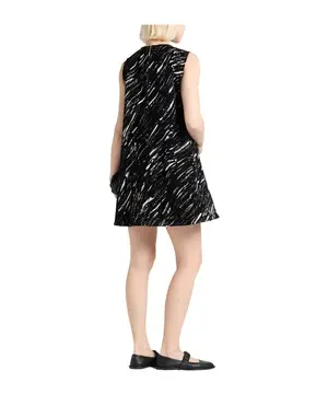 Marni Sleeveless Colorblock Flared Dress