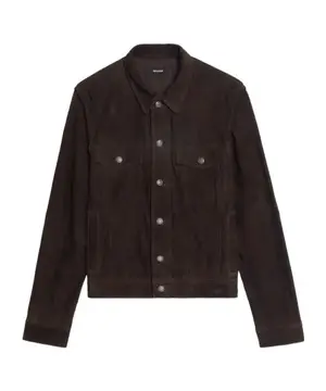 Zadig&Voltaire Bases Suede Leather Jacket