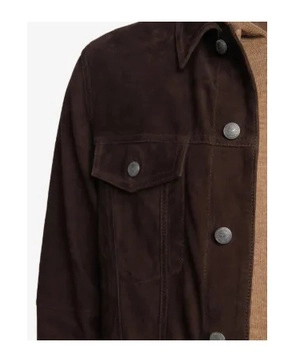 Zadig&Voltaire Bases Suede Leather Jacket