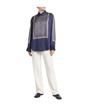 Rag & Bone Two-tone Satin Shirts