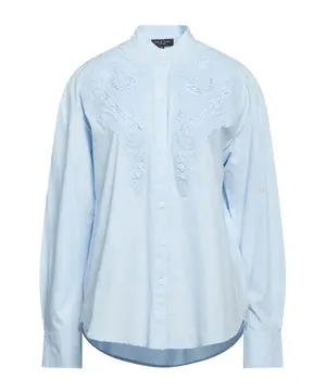 Rag & Bone Solid Colour Shirts - Blue
