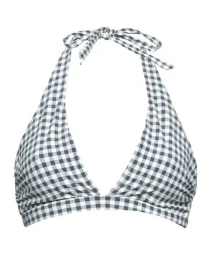 GANNI Checkered Bikinis - Blue