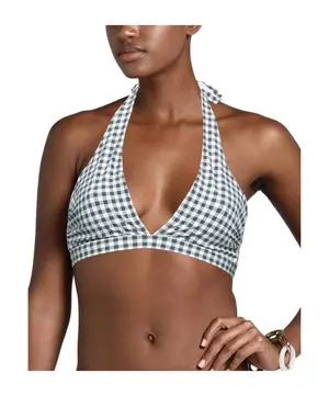 GANNI Checkered Bikinis