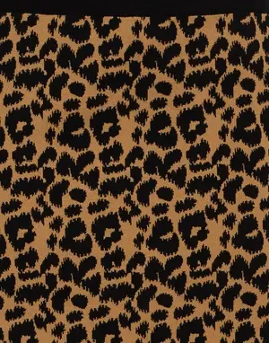 Max Mara Leopardprint Knit Midi Skirt