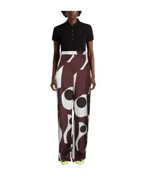 Max Mara Multicolor Wideleg Pants