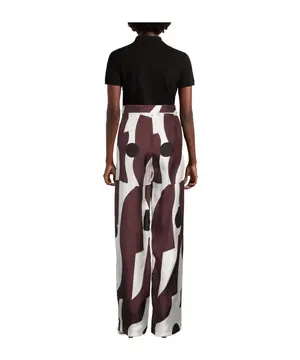 Max Mara Multicolor Wideleg Pants