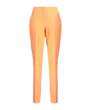 MAXCO. Solid-color Casual Trousers - Orange