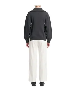 Balenciaga Solid-color Thick Knit Top