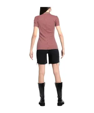 Marni Plaid Shortsleeve Top