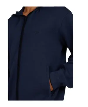 Emporio Armani Zip-up Hooded Cardigan