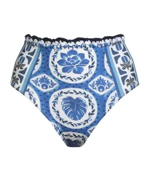Farm Rio High-waisted Bikini - Blue