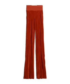 Rick Owens Plain Colour Flared Trousers