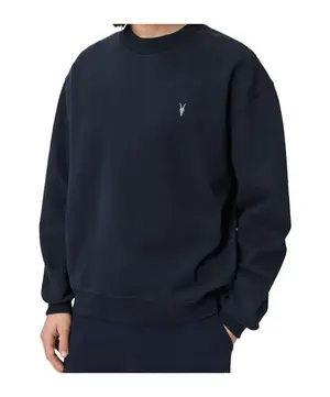 ALLSAINTS Long-sleeved Crew Neck Sweatshirt - Sapphire Blue