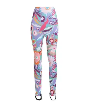 Dolce & Gabbana Multi-color Stretch Trousers - Purple