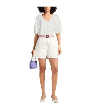 Marni Minimalist Solidcolor Shortsleeve Top