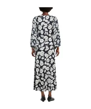 Max Mara Floral Print Trumpet Dress