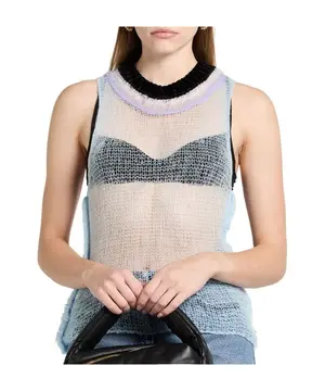 Marni Colorful Sleeveless Knit Top