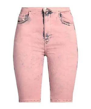 DIESEL® Plain Colour Denim Shorts - Pink