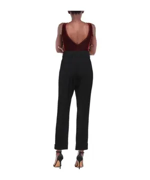 Dolce & Gabbana Minimalist Solid-color Trousers
