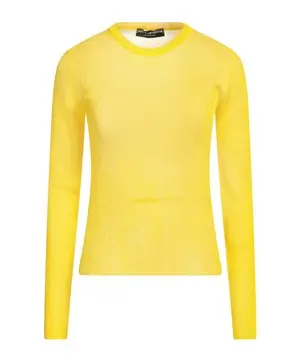 Dolce & Gabbana Solid-colored Knit Top - Yellow