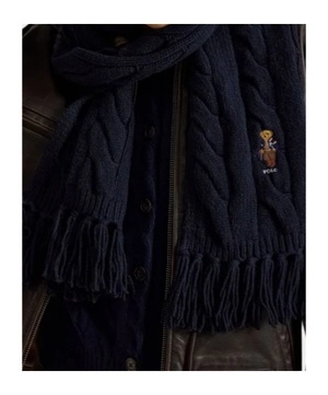Polo Ralph Lauren Polo Bear Cable-knit Scarf