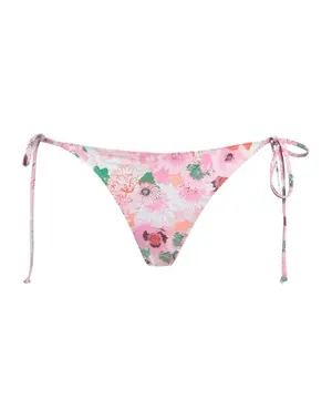 GANNI Floralprint Bikini Bottoms - Pink